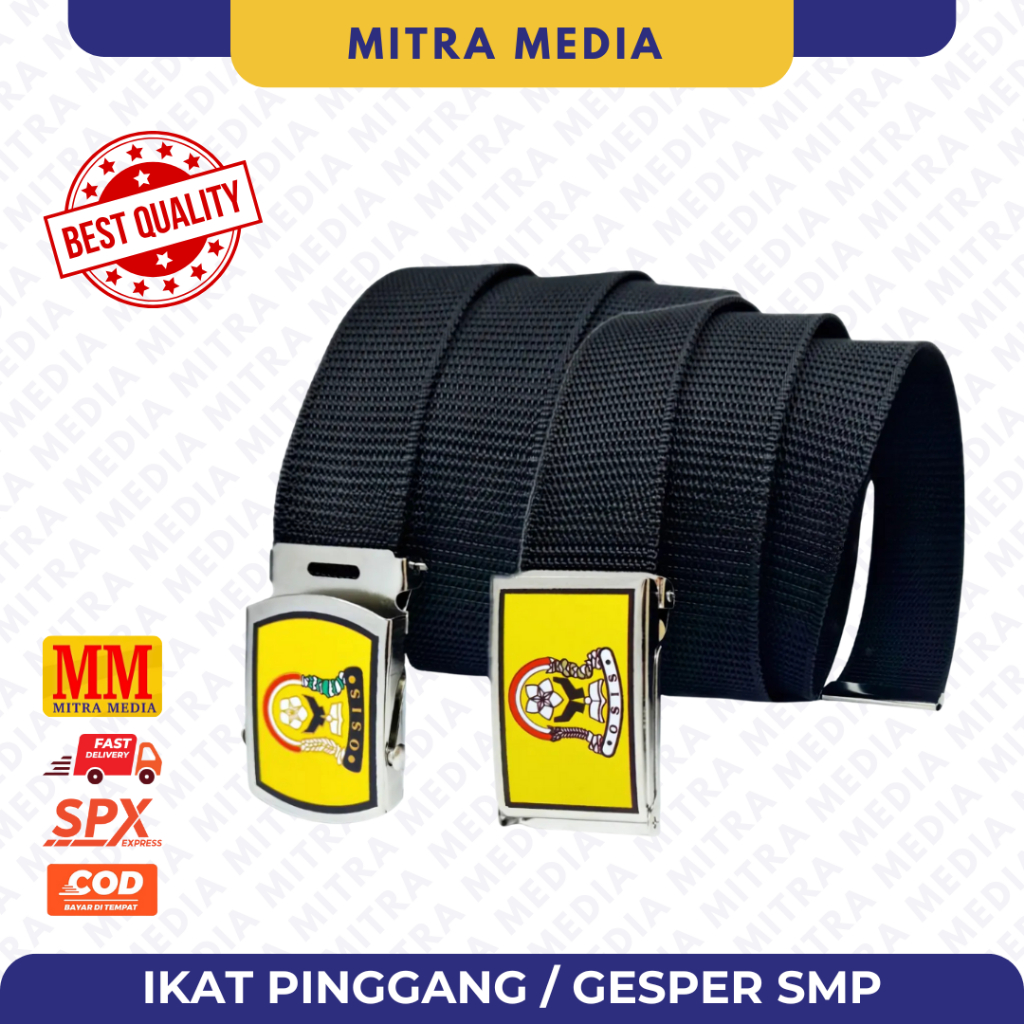 Jual (PCS) GESPER IKAT PINGGANG ANAK SEKOLAH SMP / GESPER SMP RODA ...
