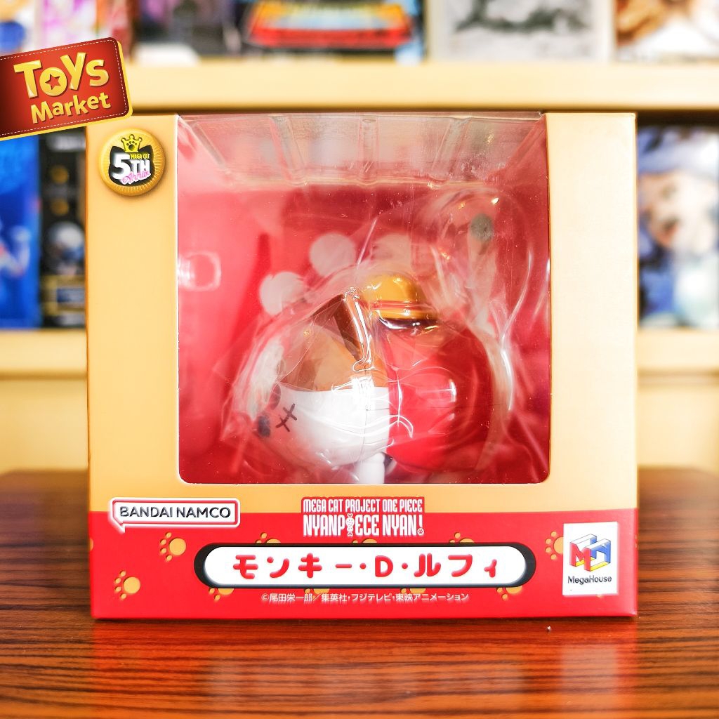 Jual Mega Cat Project One Piece Tokotoko NyanPiece Nyan! Monkey D Luffy ...