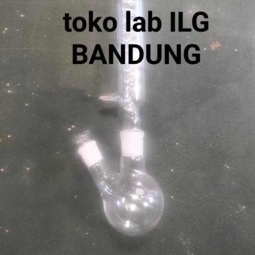 Jual Reflux 100ml dengan labu 2 leher dan condensor | Shopee Indonesia