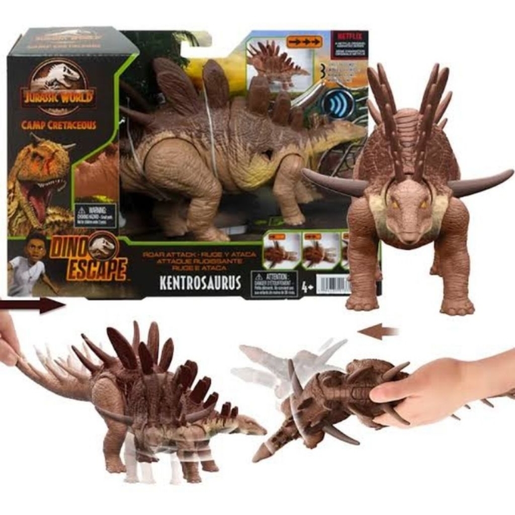Jual Mattel Jurassic World Camp Cretaceous Dino Escape Roar Attack ...