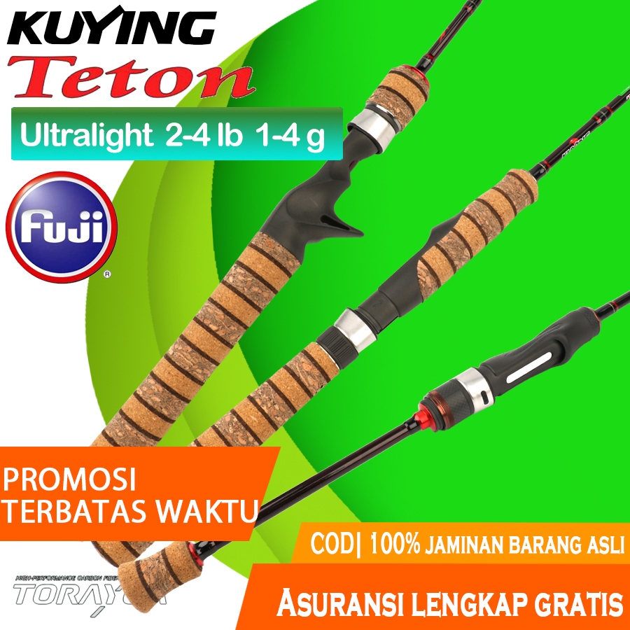 Jual KUYING TETON UL Ultralight Joran Pancing Spinning Casting BC 180 ...