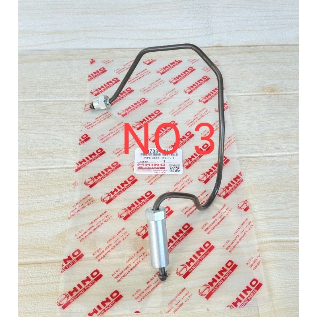 Jual Pipa nozzle no3 pipa nosel pipa injektor no 3 hino lohan hino 500 ...