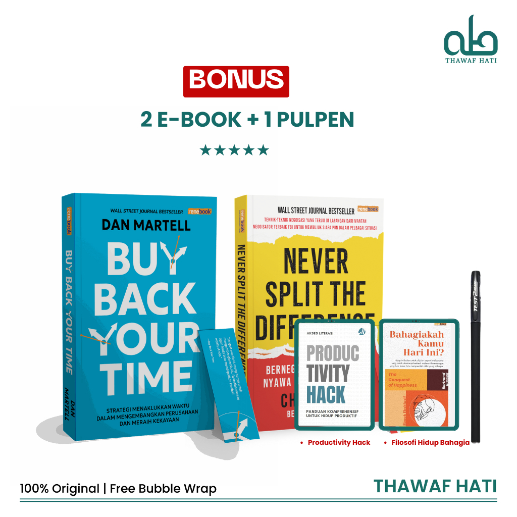 Jual PILIHAN PAKET Buku Buy Back Your Time dan Buku Never Split The ...