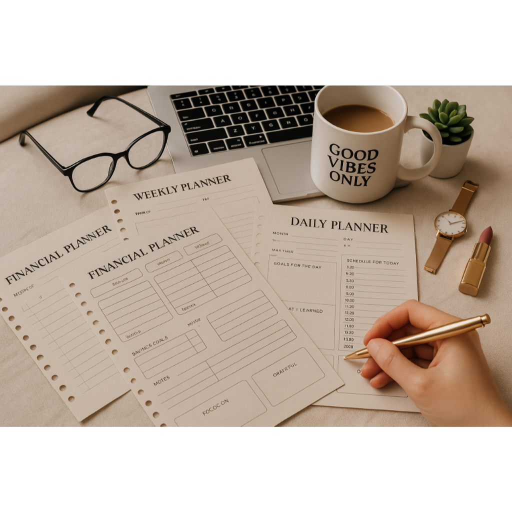 Jual Loose Leaf Planner A5 – 4 Motif Cetak Bolak-Balik | Bookpaper ...