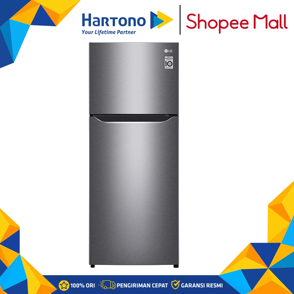 Jual LG Kulkas Kecil 2 Pintu Small 2 Door Refrigerator GNB202SQIR | Shopee Indonesia