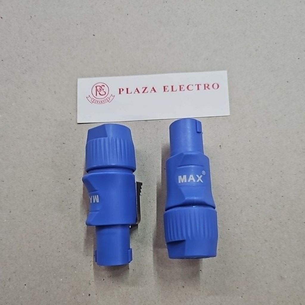 Jual JACK JEK AUDIO SPIKON SPEAKON BIRU MALE MAX ASLI ORIGINAL KUALITAS ...