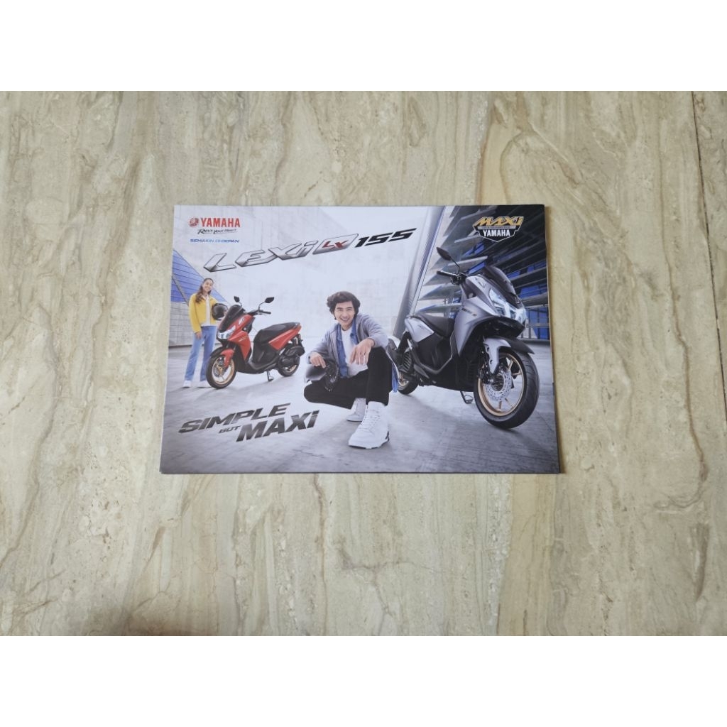 Jual brosur katalog motor yamah lexi lx 155 2024 leaflet | Shopee Indonesia