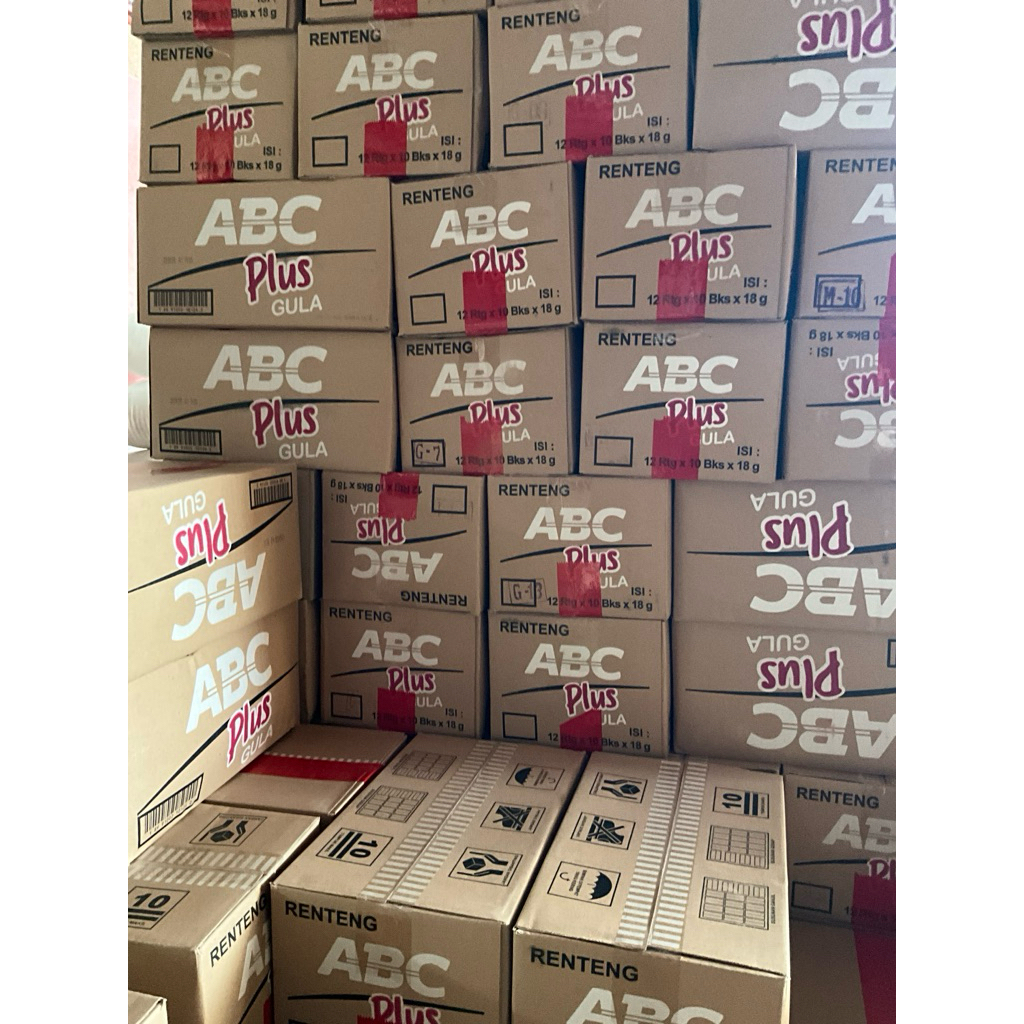 Jual [DUS] KOPI ABC PLUS GULA 1 DUS ISI 12 RENCENG RENTENG RTG DOS ...