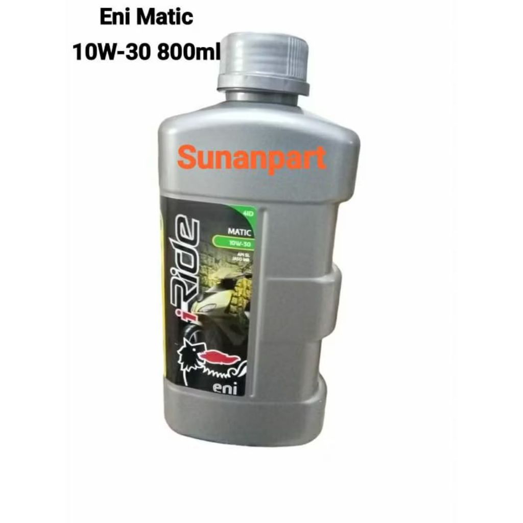 Jual OLI ENI MATIC SAE 10W-30 API SL JASO MB 800ML OLI MESIN MOTOR ...