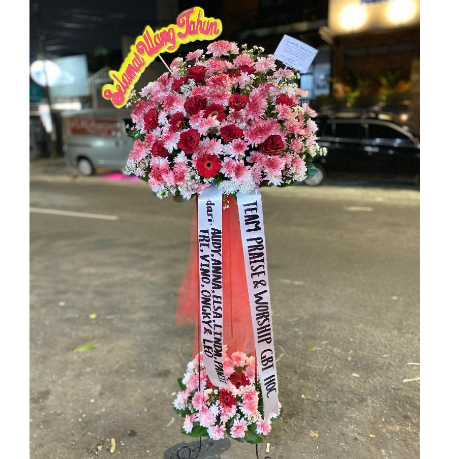 Jual STANDING MERAH PUTIH - STANDING FLOWER MERAH - STANDING FLOWER ...