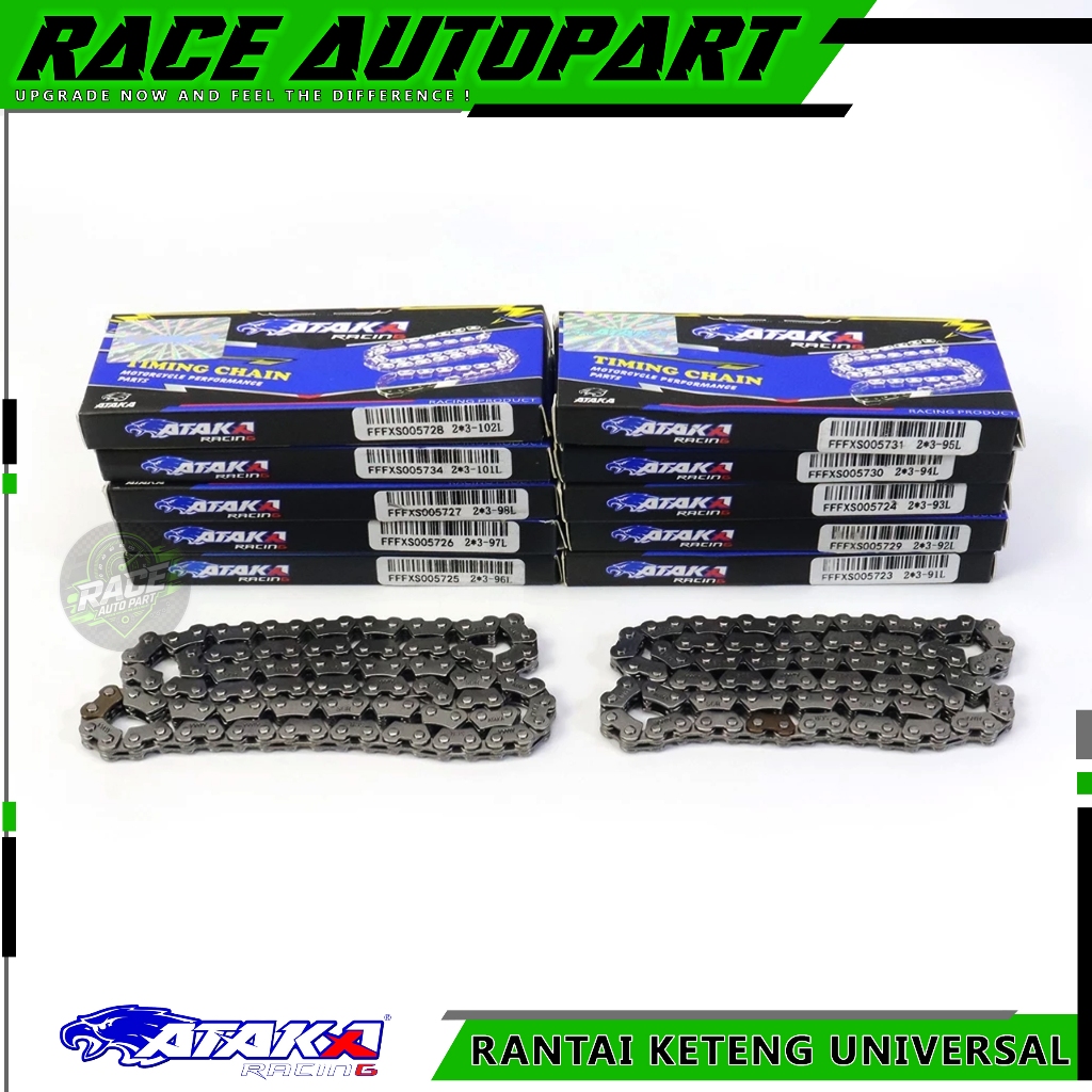 Jual ATAKA Racing Rantai Keteng KAMPRAT UNIVERSAL 2x3 91 92 93 94 95 96 ...