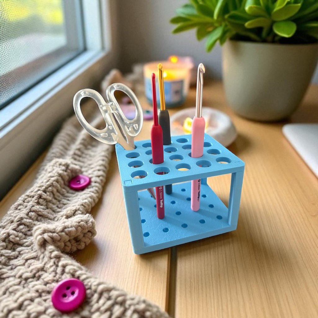 Jual Crochet Hook Stand | Crochet Hook Holder | Tempat Crochet hook ...