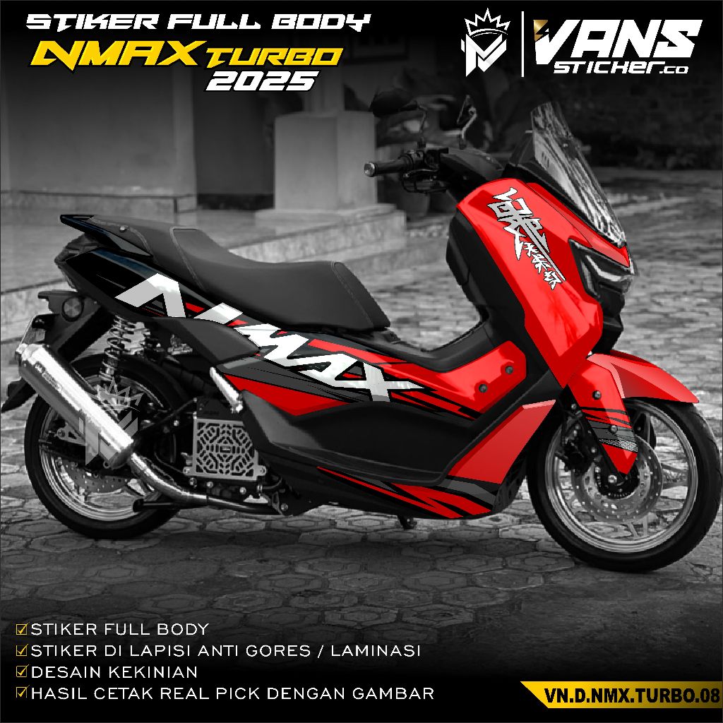 Jual (COD) Stiker Decal YAMAHA NMAX TURBO NEO 2024 2025 Fullbody ...
