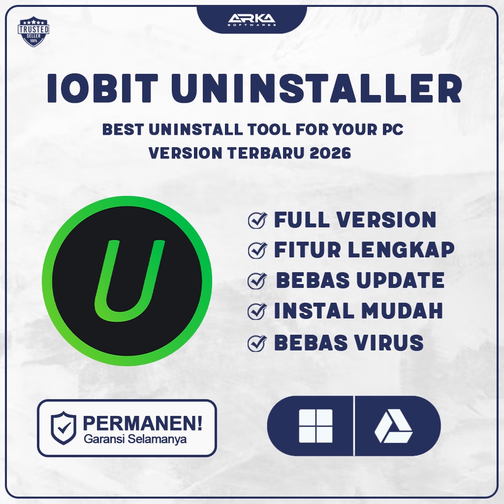 Jual IObit Uninstaller Pro 2026 Full Version Original Lifetime ...