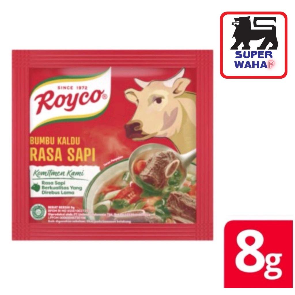 Jual royco kaldu rasa SAPI 8 Gram (1 renceng isi 12pcs) | Shopee Indonesia