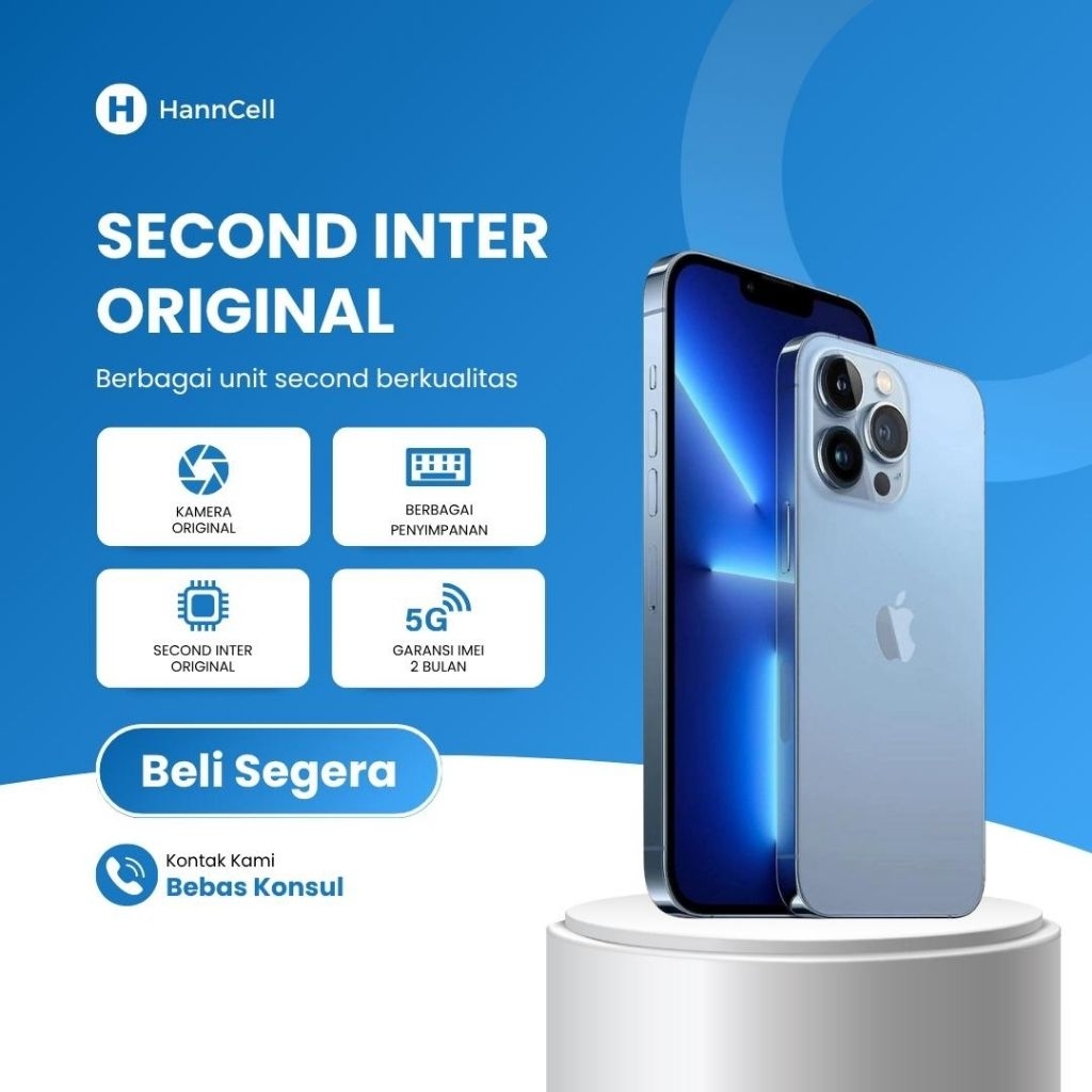 Jual IP 13 PRO MAX SECOND INTER 128GB/256GB | Shopee Indonesia