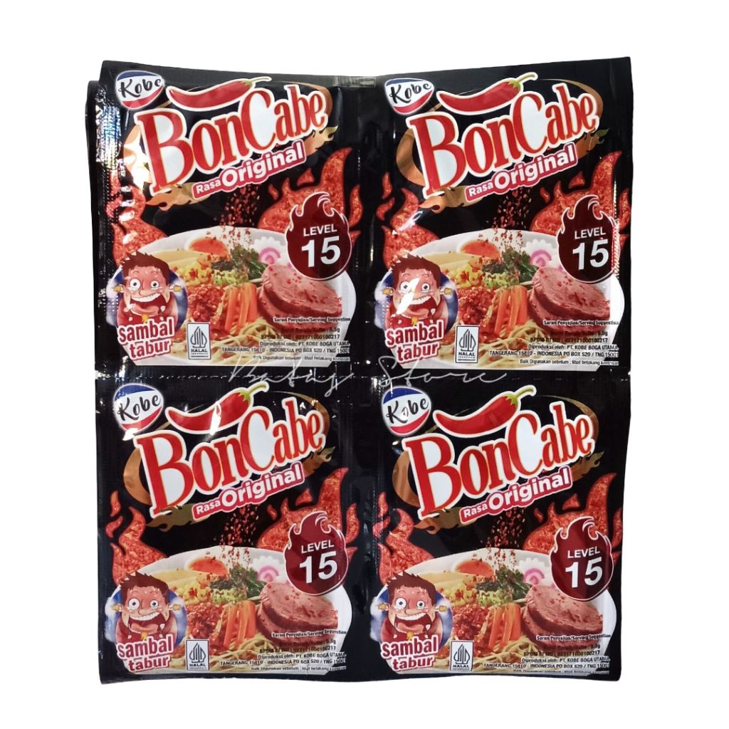Jual Bon Cabe Sambal Tabur Level 15 | 2 Renteng (24 pcs) | Shopee Indonesia
