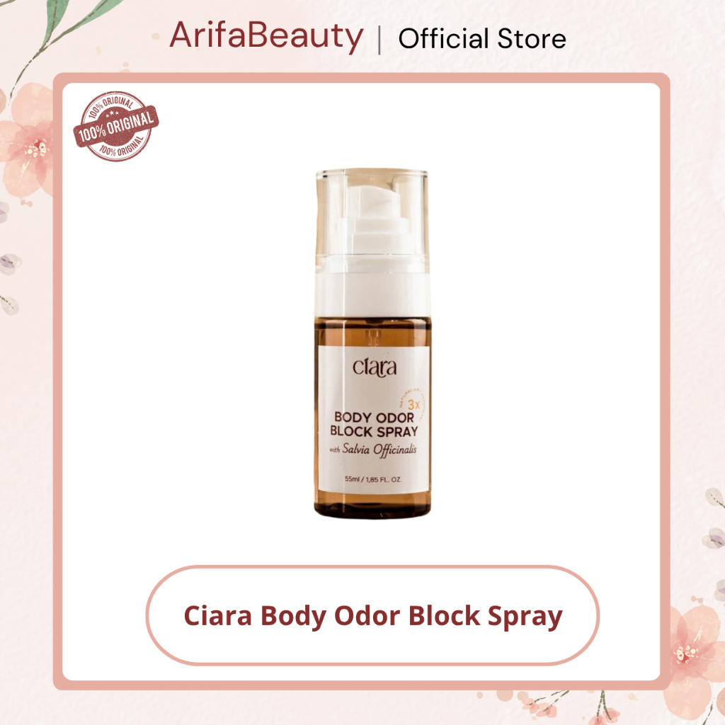 Jual Ciara Body Odor Block Spray Antiperspirant Natural Bunuh bakteri ...