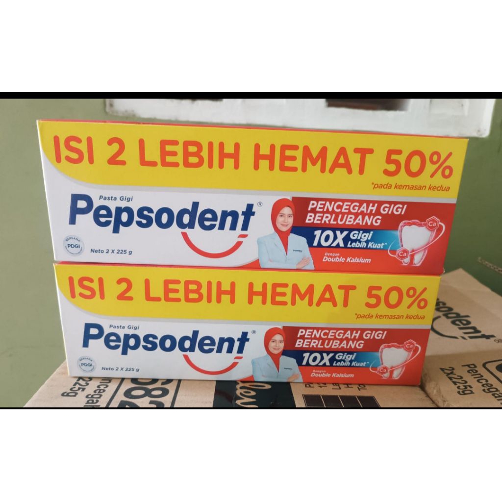 Jual Pepsodent Pasta Gigi Jumbo lebih hemat isi 2 ukuran 225gr | Shopee ...