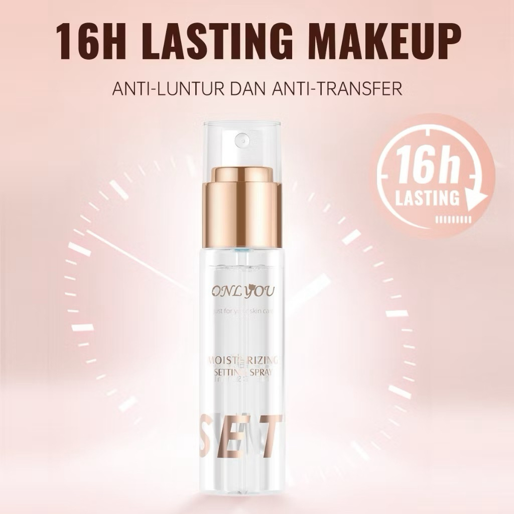 Jual ONLYOU Setting Spray Makeup Stay Lock Mist Long Lasting Lock ...