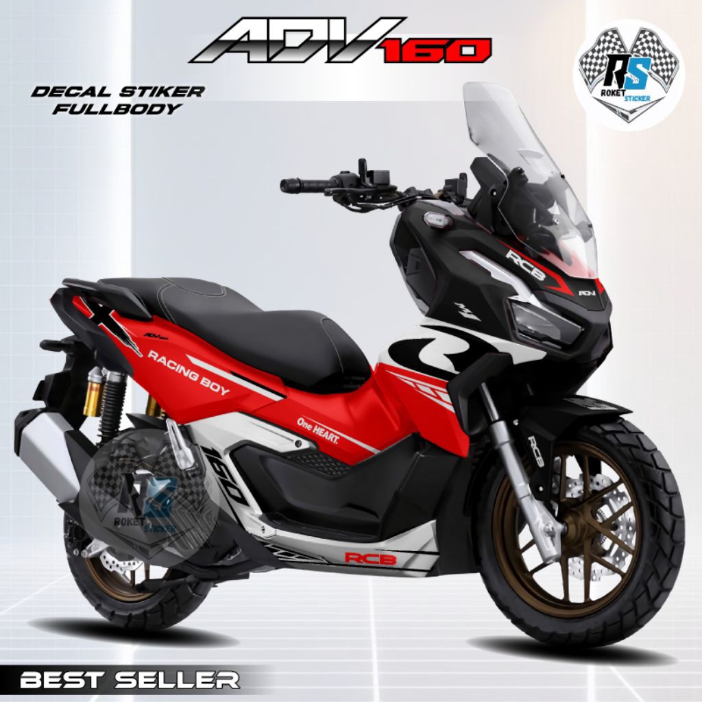 Jual Decal Sticker Motor Fullbody Adv 160/Motif Racing Rcb | Shopee ...