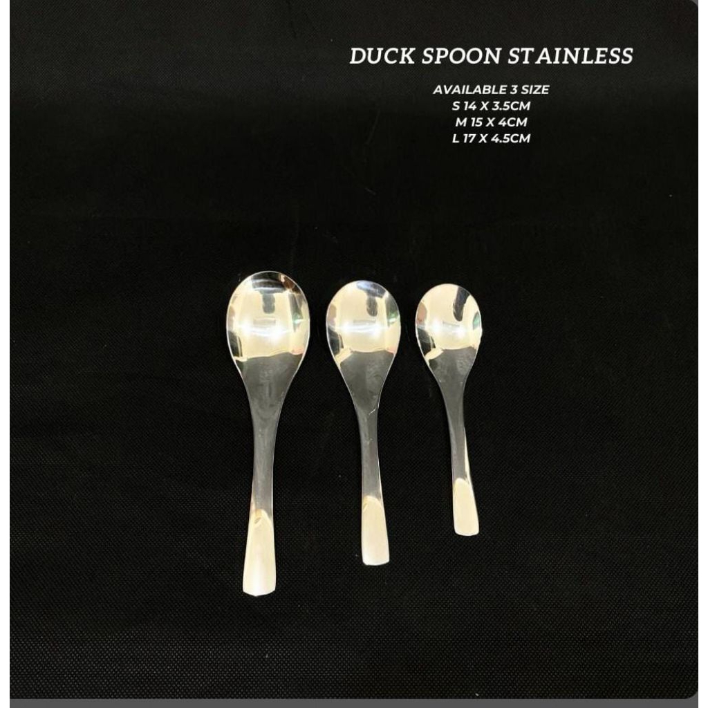 Jual Sendok Bebek / Duck Spoon Ramen Spoon / Mini Serving Spoon ...