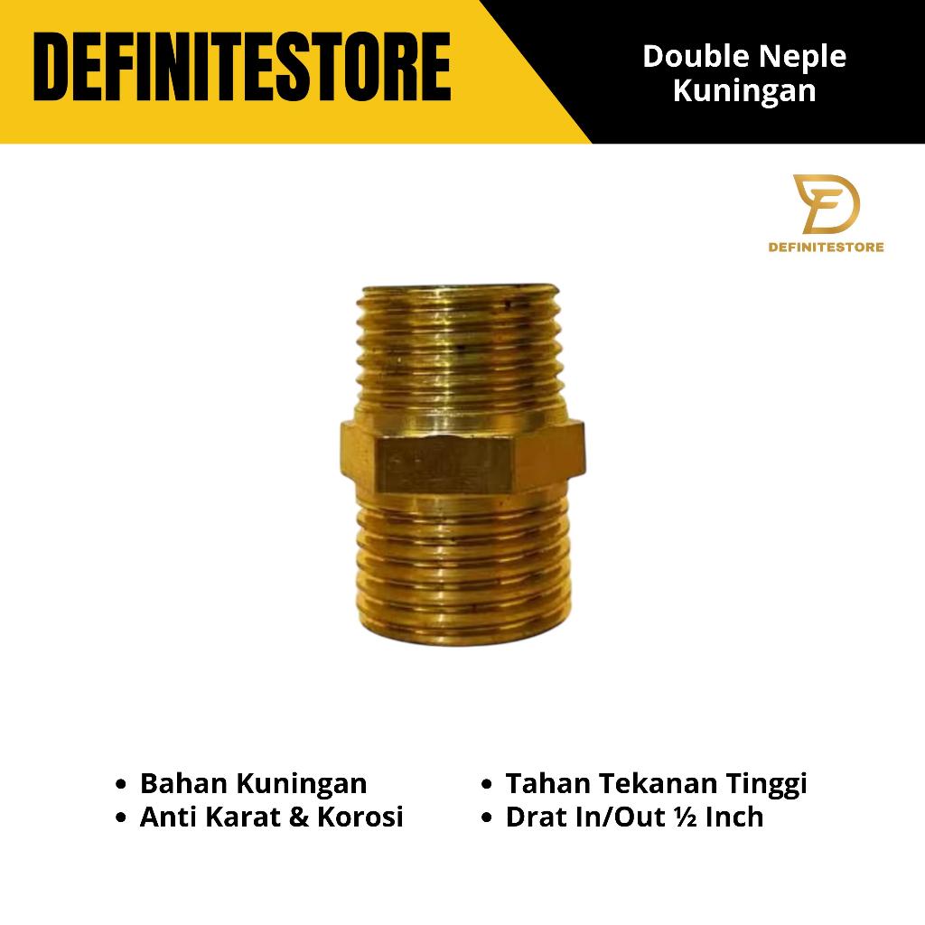 Jual Double Neple 1/2inc Drat Luar Fitting Pipa Sambungan Neple Kran ...