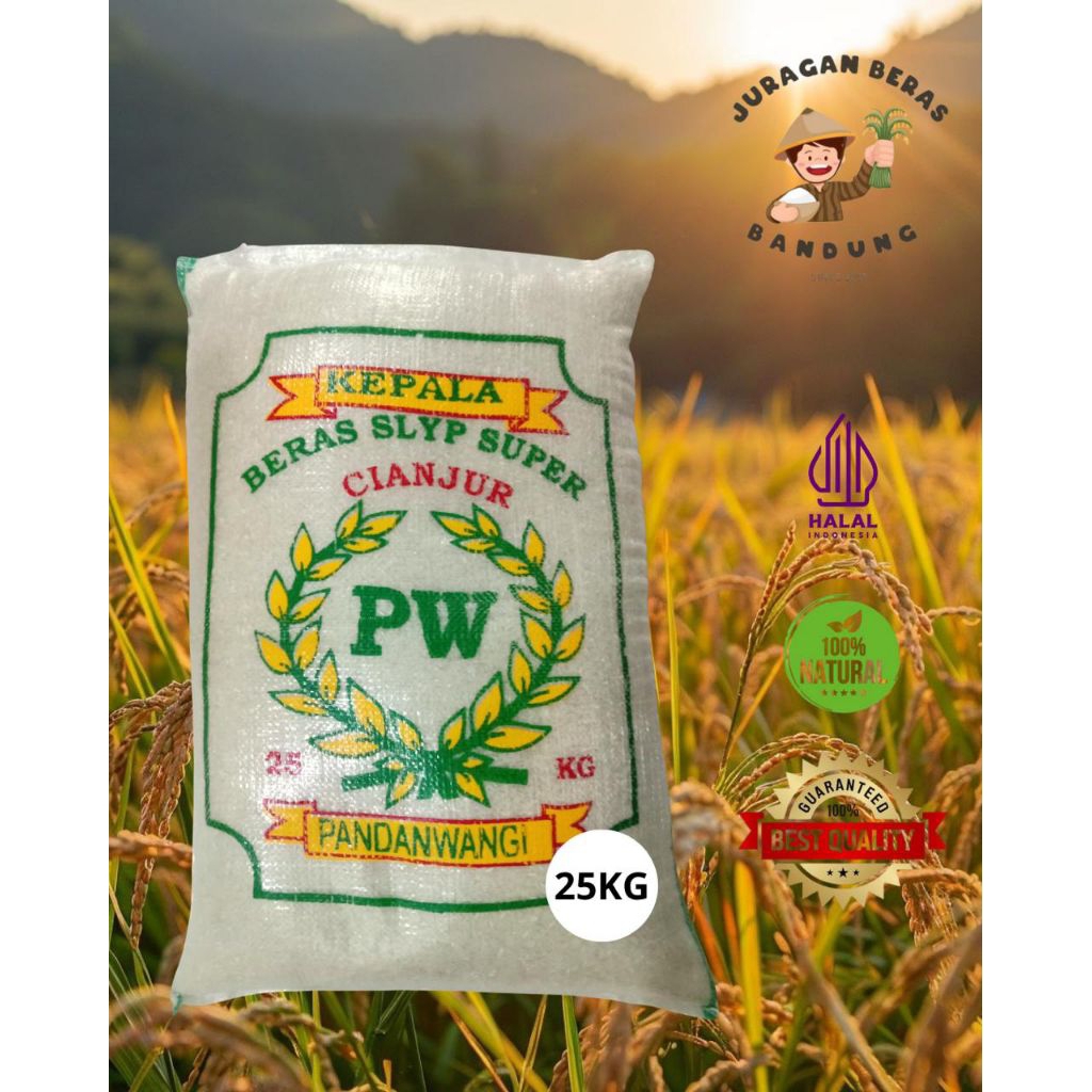 Jual Beras Wangi Cap PW 20 Kg dan 25Kg murah | Shopee Indonesia