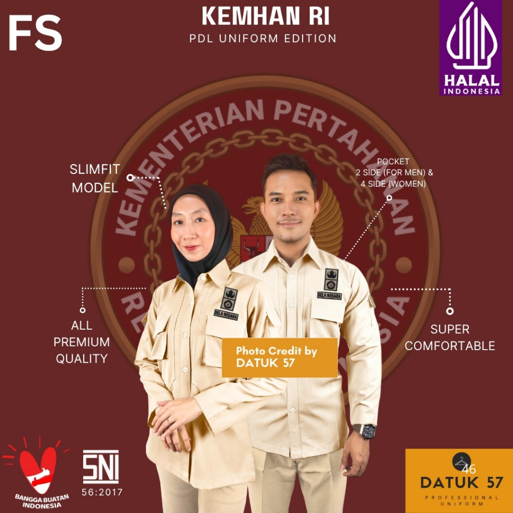 Jual [FULL SET] Original Premium by Datuk 57 : Seragam Kemeja Celana ...
