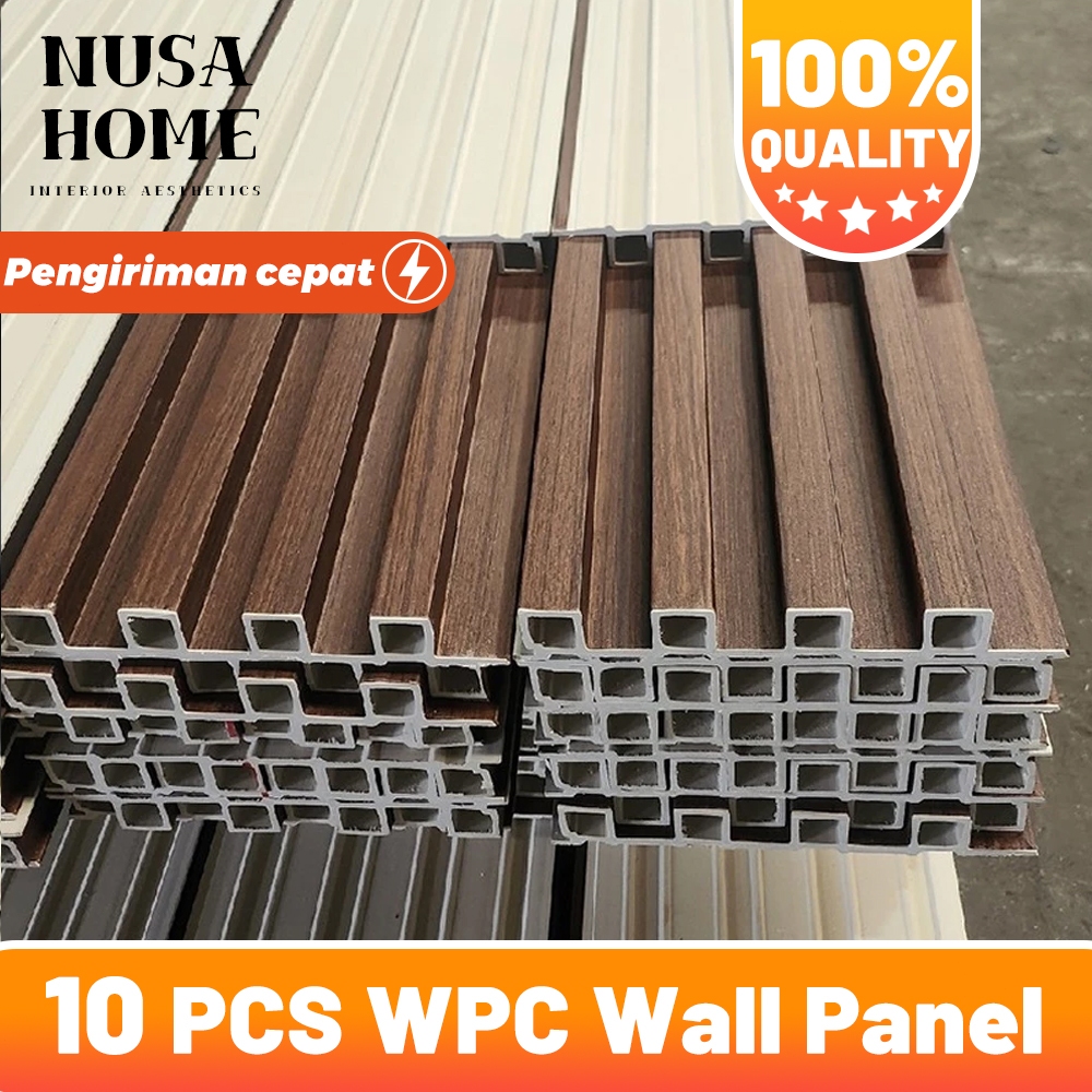 Jual 10 Lembar Wood Panel WPC / 2.95meter x 16cm WPC Wall Panel /pvc Wallpanel Wood Panel Panel ...