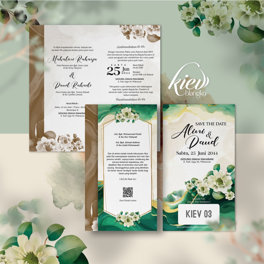 Jual Kiev 01 - 06 Blangko Undangan | Blangko Undangan | Blangko Undangan Murah | Free File ...