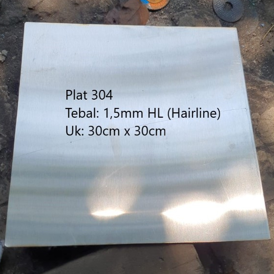 Jual Plat 304 Tebal: 1.5mm | 1,5mm | plate stenlis stainless steel anti ...