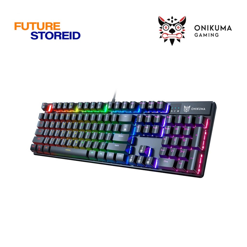 Jual ONIKUMA G27 Wired 104 Keys Backlit Mechanical Gaming Keyboard ...