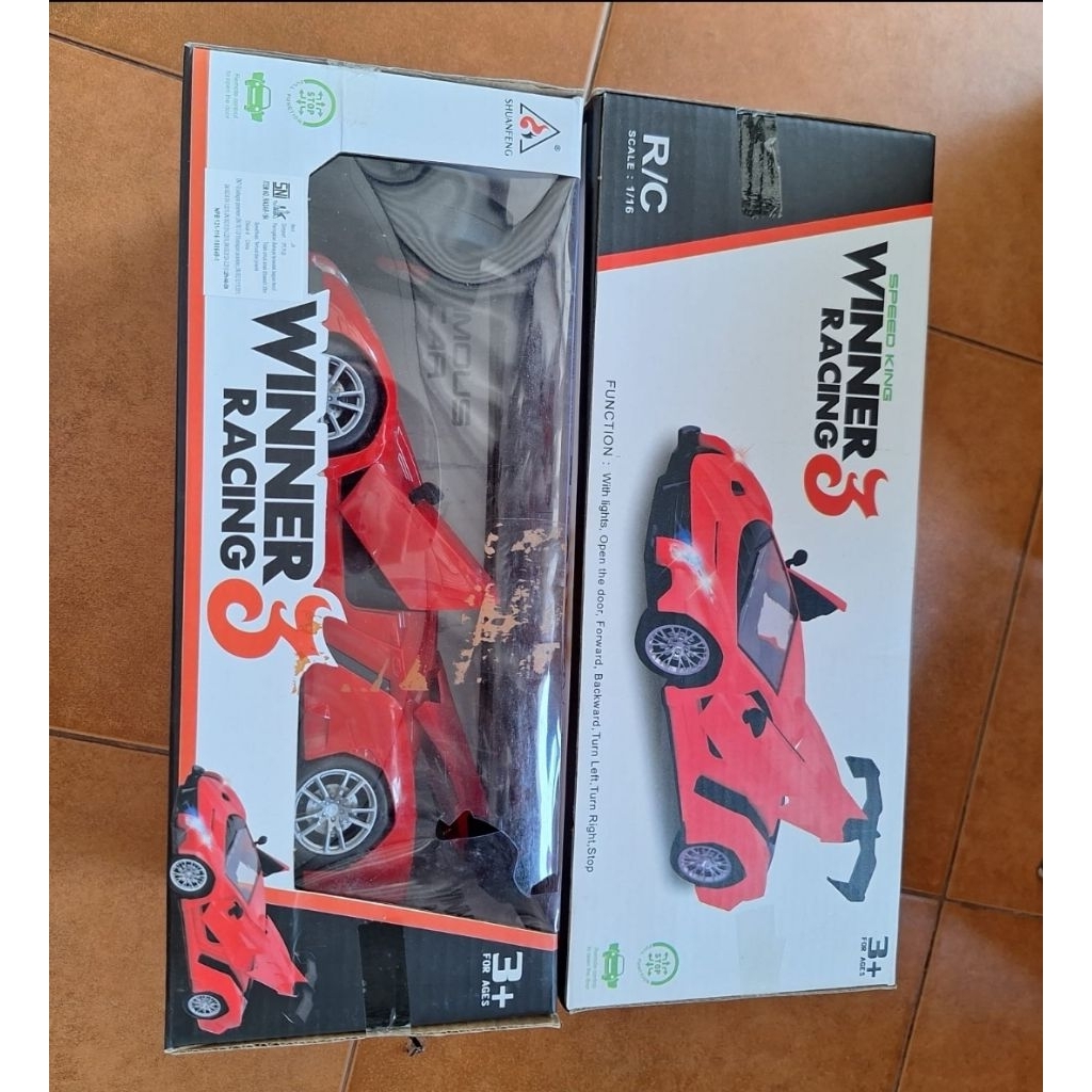 Jual Mobilan RC Car Winner Racing 3 Remote Control 'merah / oren ...