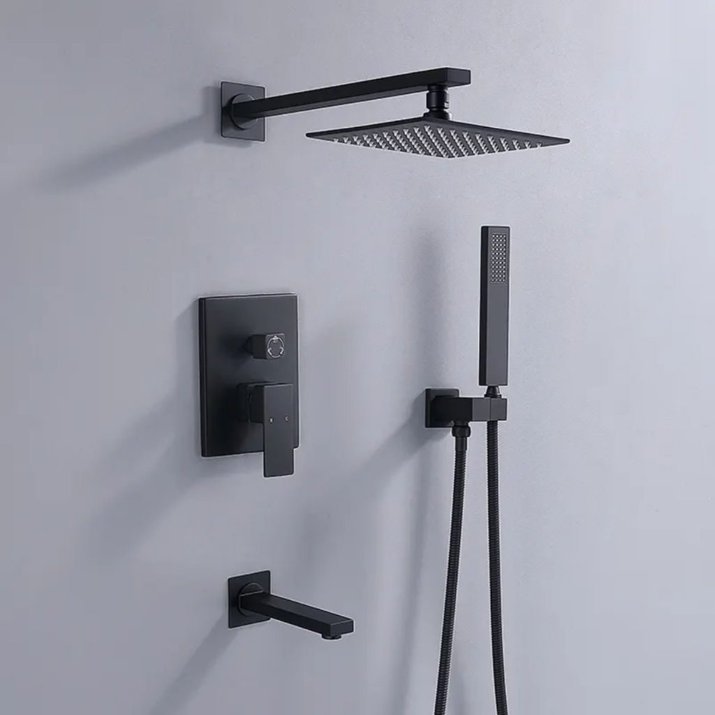Jual PAKET HEAD SHOWER HITAM SET KRAN PANAS DINGIN HITAM | Shopee Indonesia