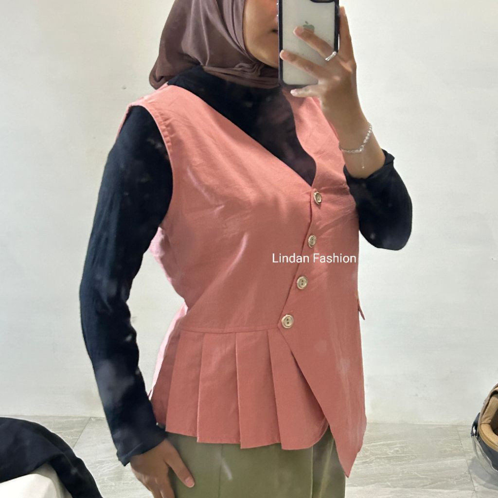 Jual The Gabriela Vest Trendy Remaja Rompi Elegan Outer Cantik Wanita ...
