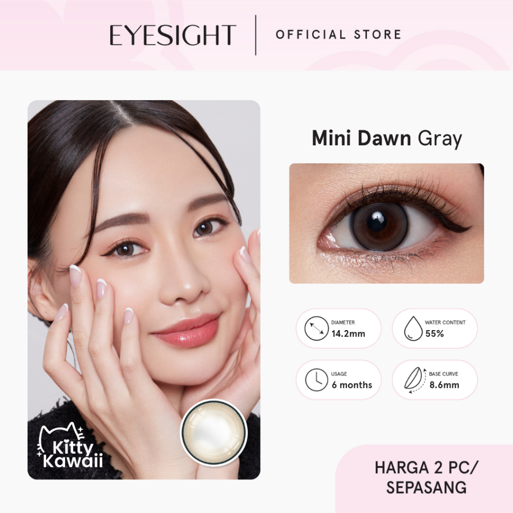 Jual [CLEARANCE SALE] EYESIGHT LENSES Softlens Kitty Kawaii Mini Dawn ...