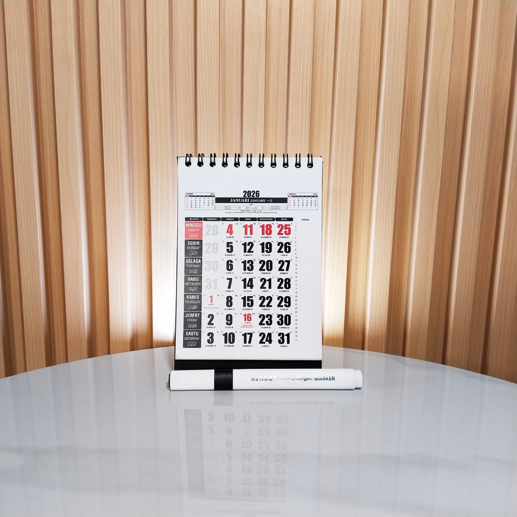 Jual kalender 2026,A6 mini,kalender meja,kalender catatan kalender ...