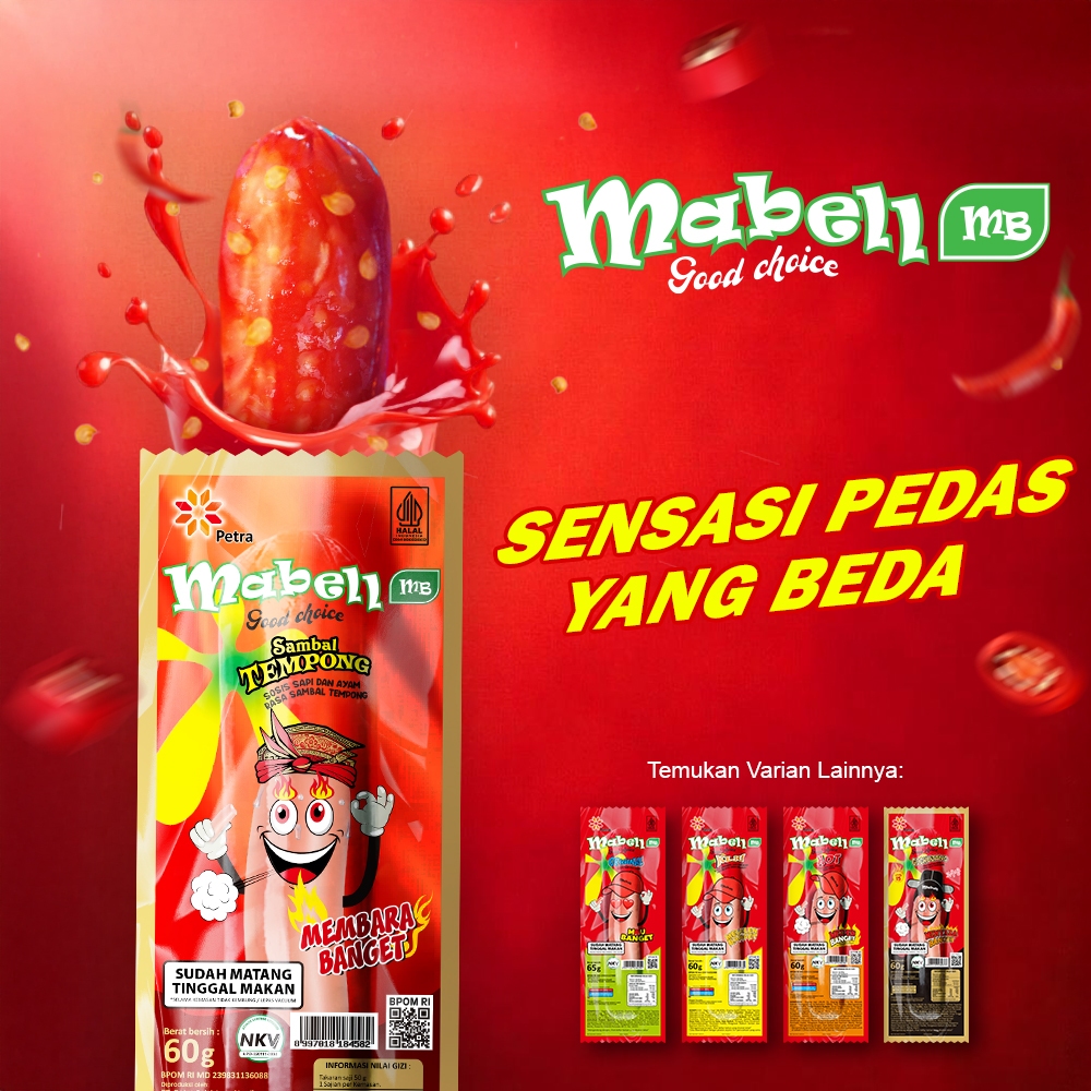 Jual Mabell Sosis Single MB 60g Praktis Lezat | Shopee Indonesia