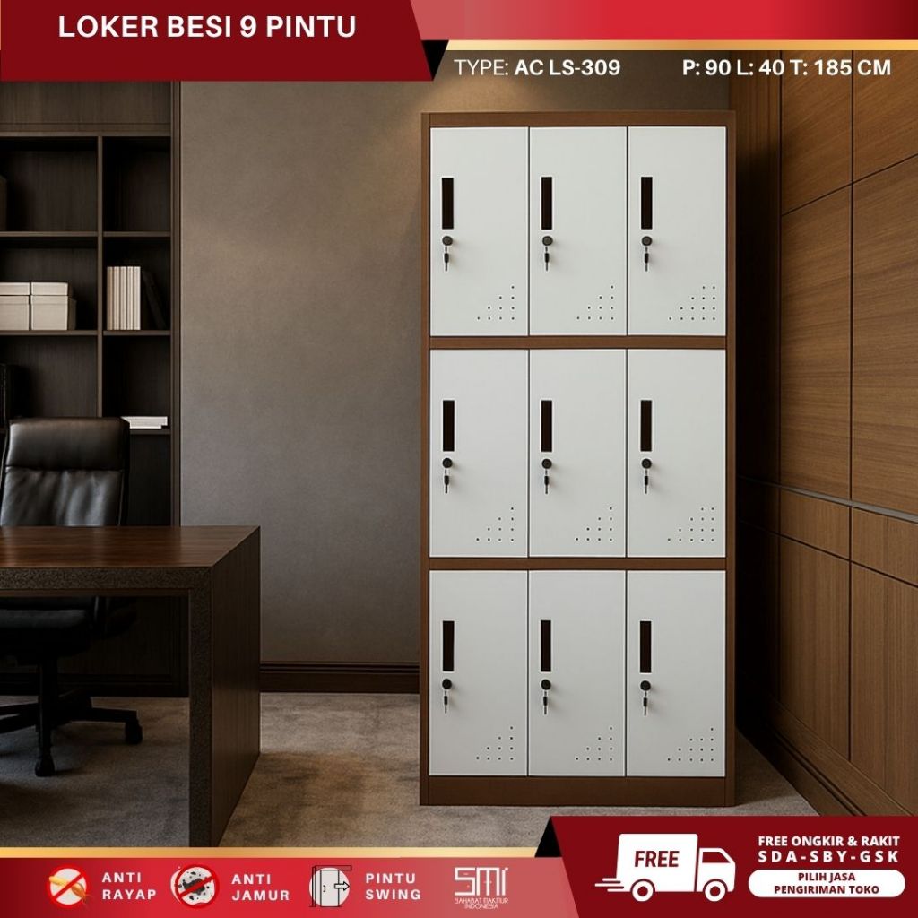 Jual Loker Besi Acero Tempat Penyimpanan Loker Sekolah Loker Kantor ...