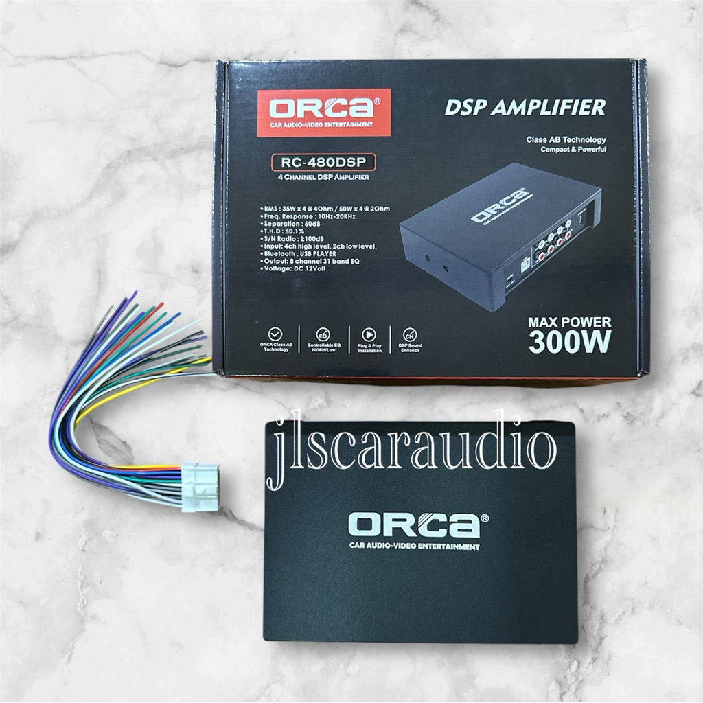 Jual DSP Amplifier ORCA 4Channel DSP amplifier | Shopee Indonesia