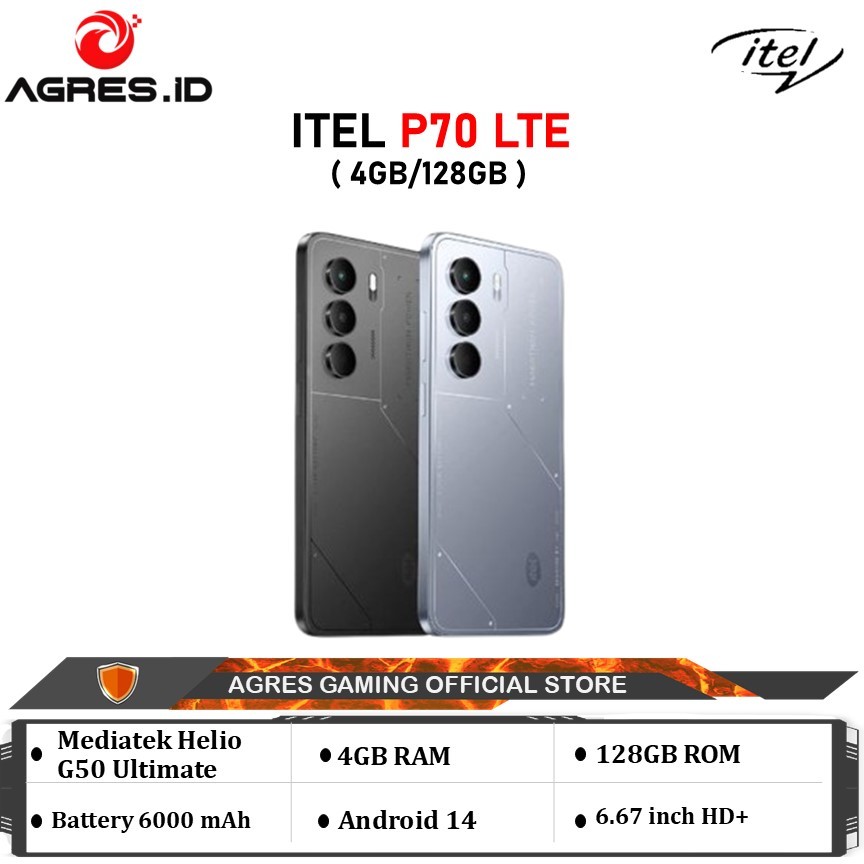 Jual Itel P70 4GB/128GB Garansi Resmi Itel Indonesia | Shopee Indonesia