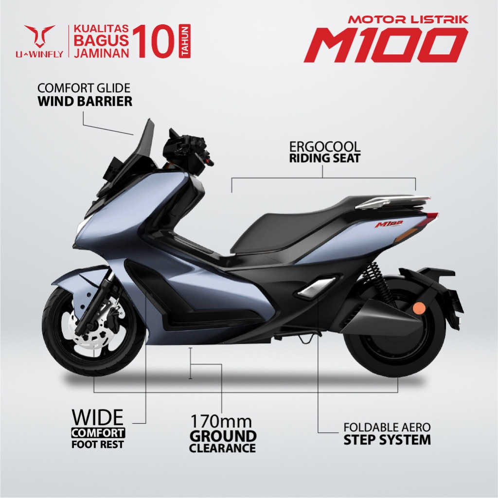 Jual U-Winfly M100 Motor Listrik | Shopee Indonesia
