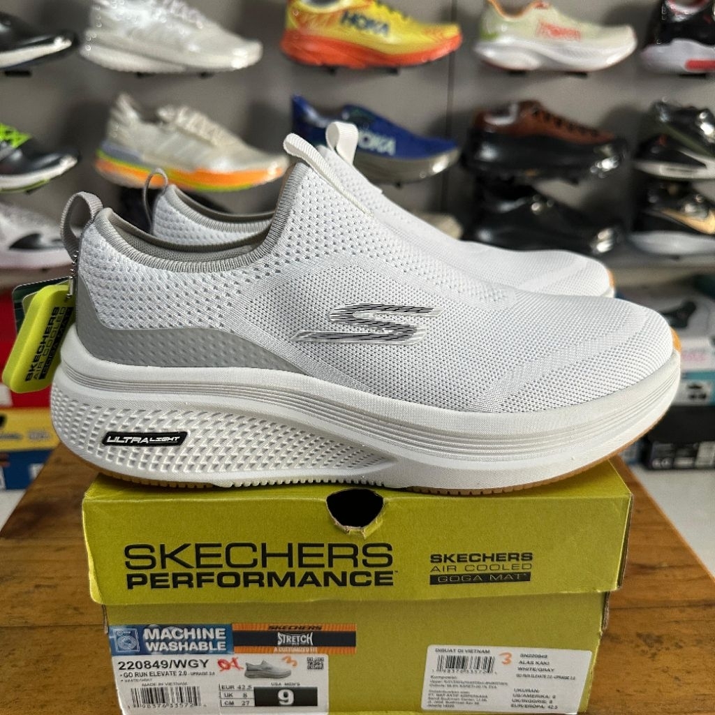 Jual SKECHERS GO RUN ELEVATE 2.0 UPRAISE SLIP ON WALKING FOR MENS ORIGINAL BNIB (220849 WGY ...