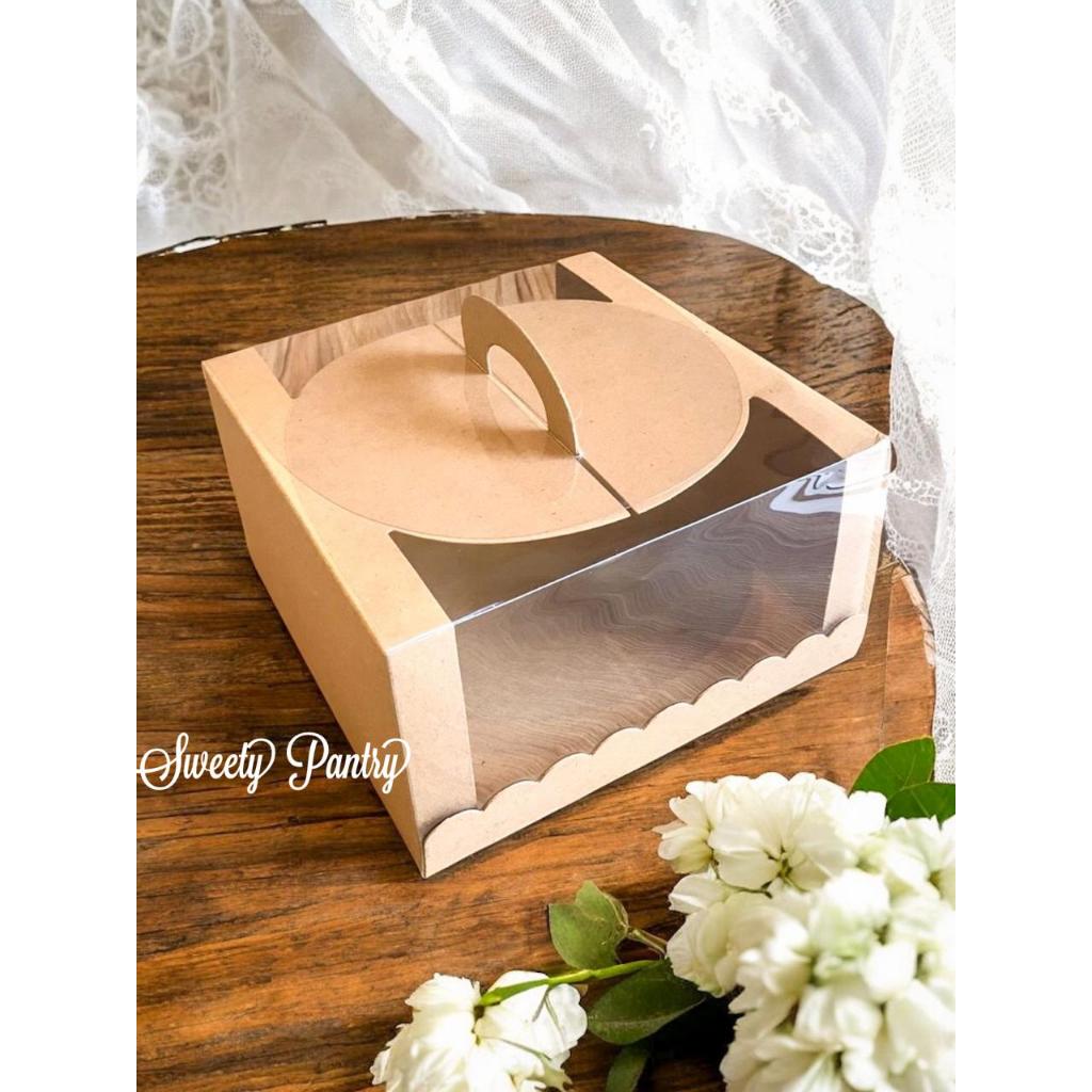 Jual 5PCS - 42212 B MIKA - BOX DUS KOTAK PACKAGING KEMASAN KUE CAKE ...