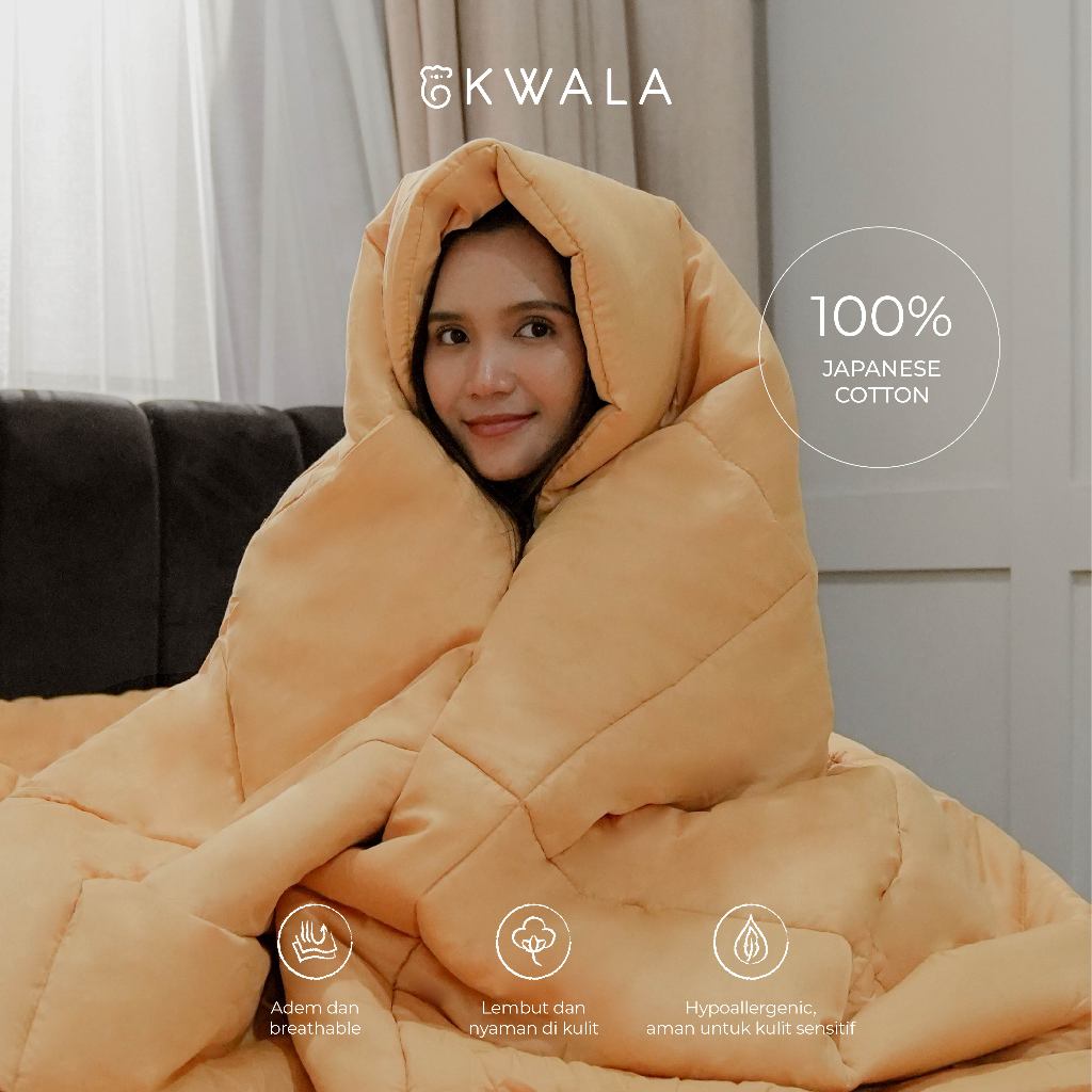 Jual KWALA Pure Japanese Cotton Bedcover | Katun Jepang | Bedcover ...