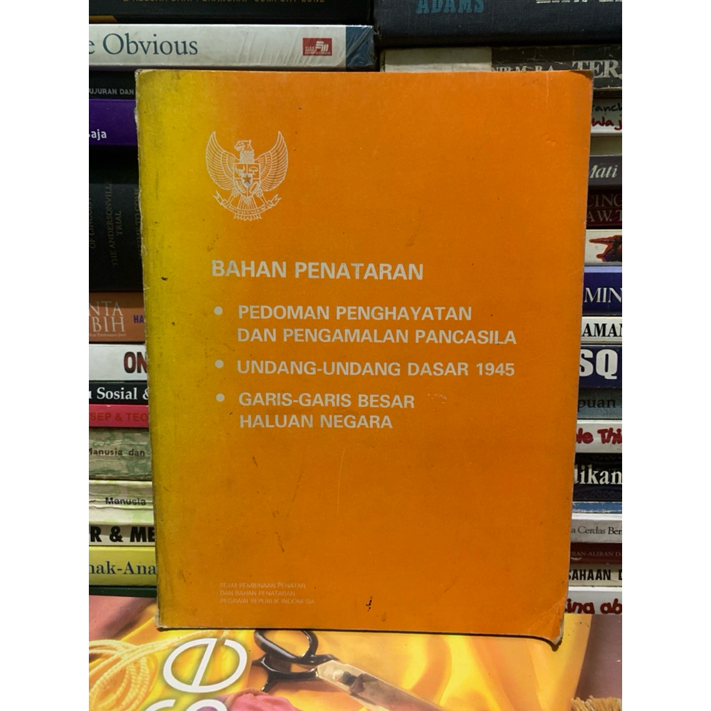 Jual Bahan penataran pedoman penghayatan dan pengalaman pancasila ...