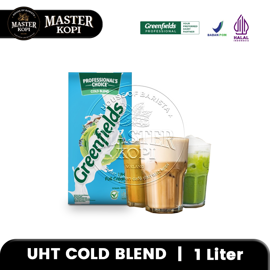 Jual Susu Greenfields UHT COLD BLEND Professional's Choice Milk Full ...