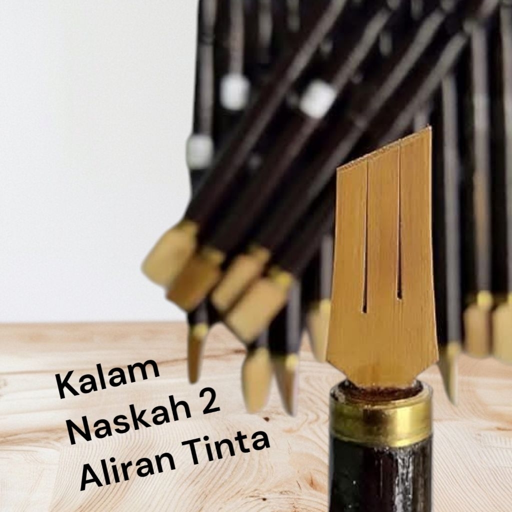 Jual Kalam Naskah 2 Aliran Tinta ,Pena Kaligrafi Naskah | Shopee Indonesia