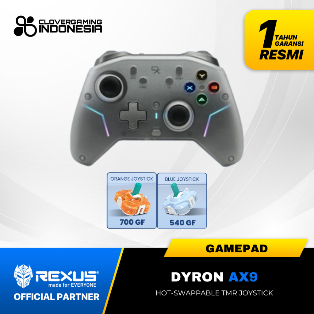 Jual Rexus Daxa Dyron AX9 AX-9 Wireless Gamepad Bluetooth Controller ...